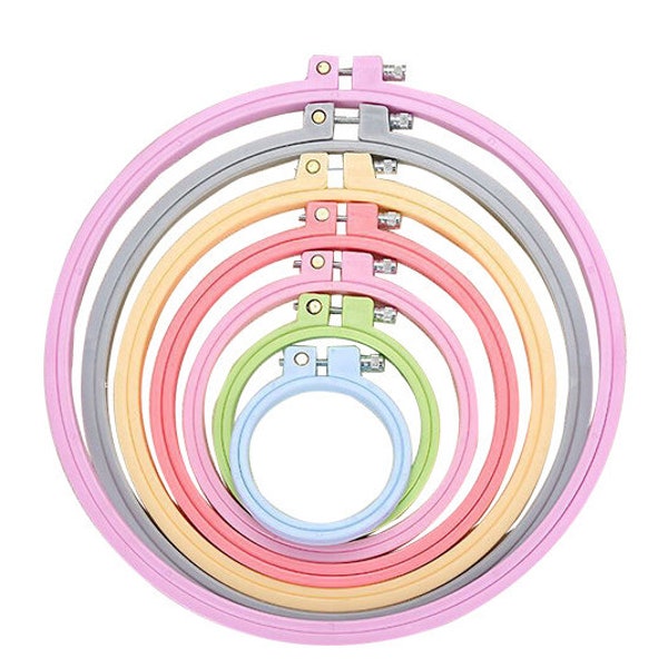 Plastic Hoops - Etsy