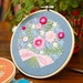 Plants Embroidery Kit for Beginner Modern Flower Patterns Embroidery ...