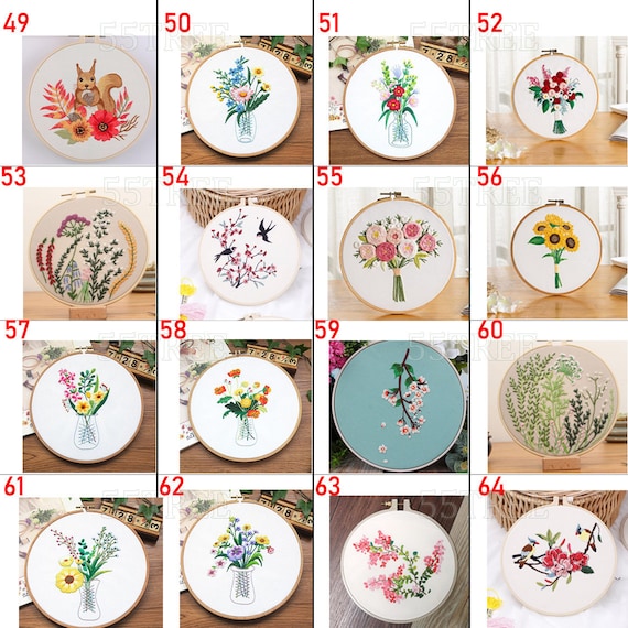 Pick Full Embroidery Kit Bundle From Our Signature - Etsy