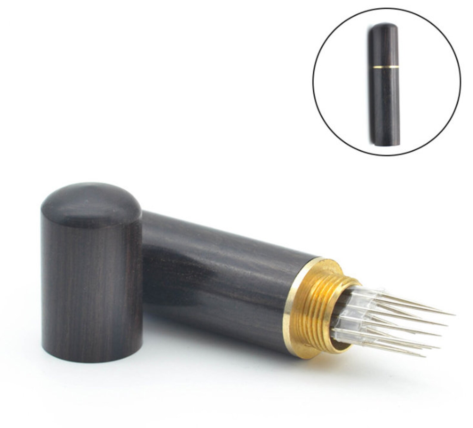 Solid Wood Needle Case Needle Storage,sandalwood Storage Container ...