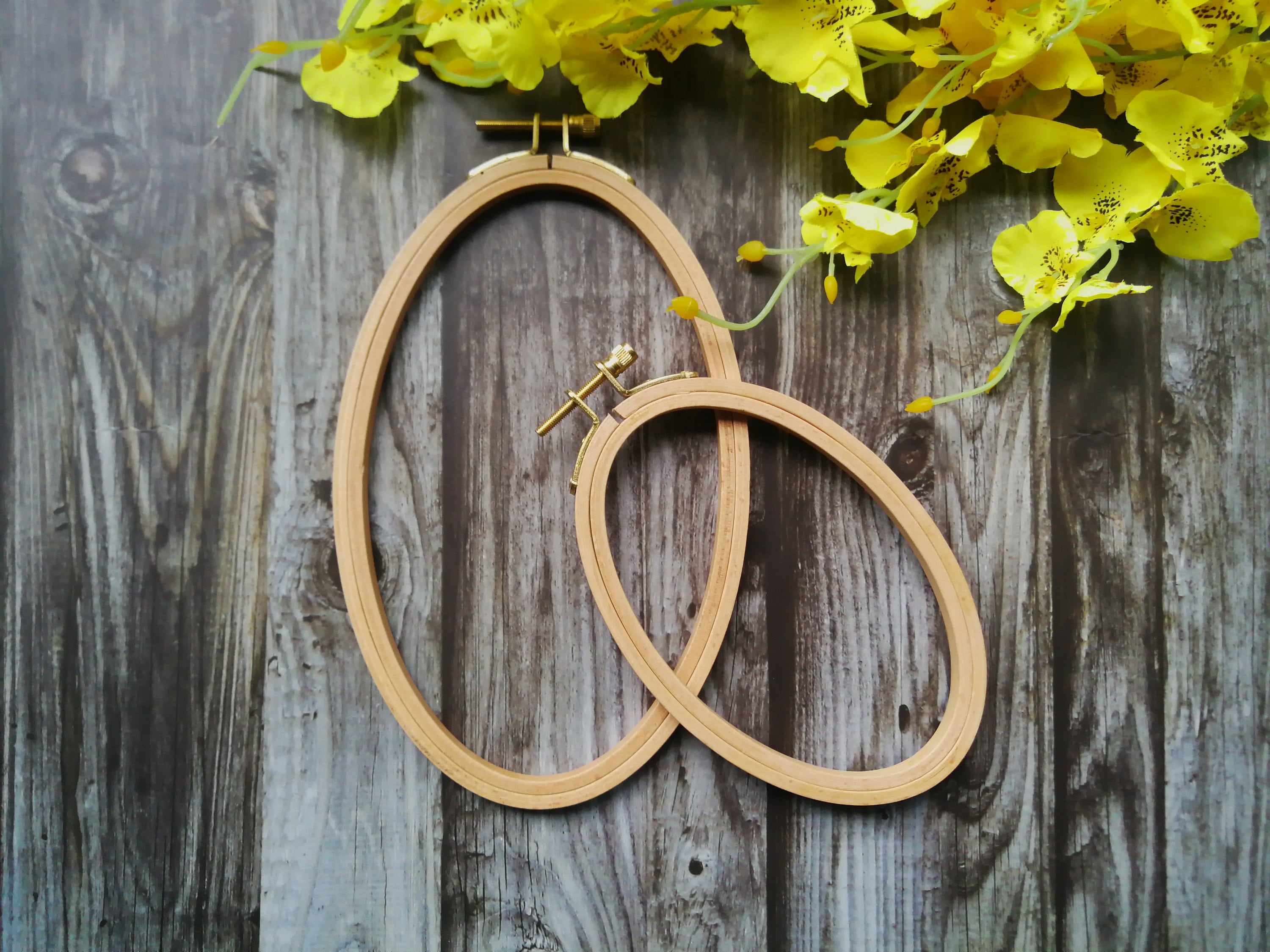 Aro de bordado ovalado aro circular aro de costura aro de | Etsy