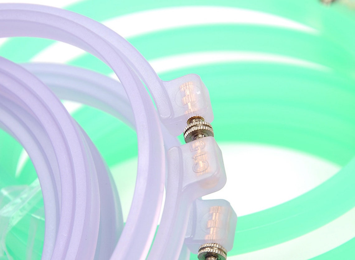 Embroidery Hoop Set 5 Pieces Plastic ,cross Stitch Hoop Transparent ...