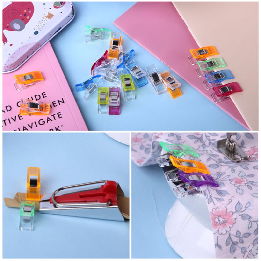 Small Plastic Sewing Clips, Quilting Clips, Binding Clips, Craft Clips ...
