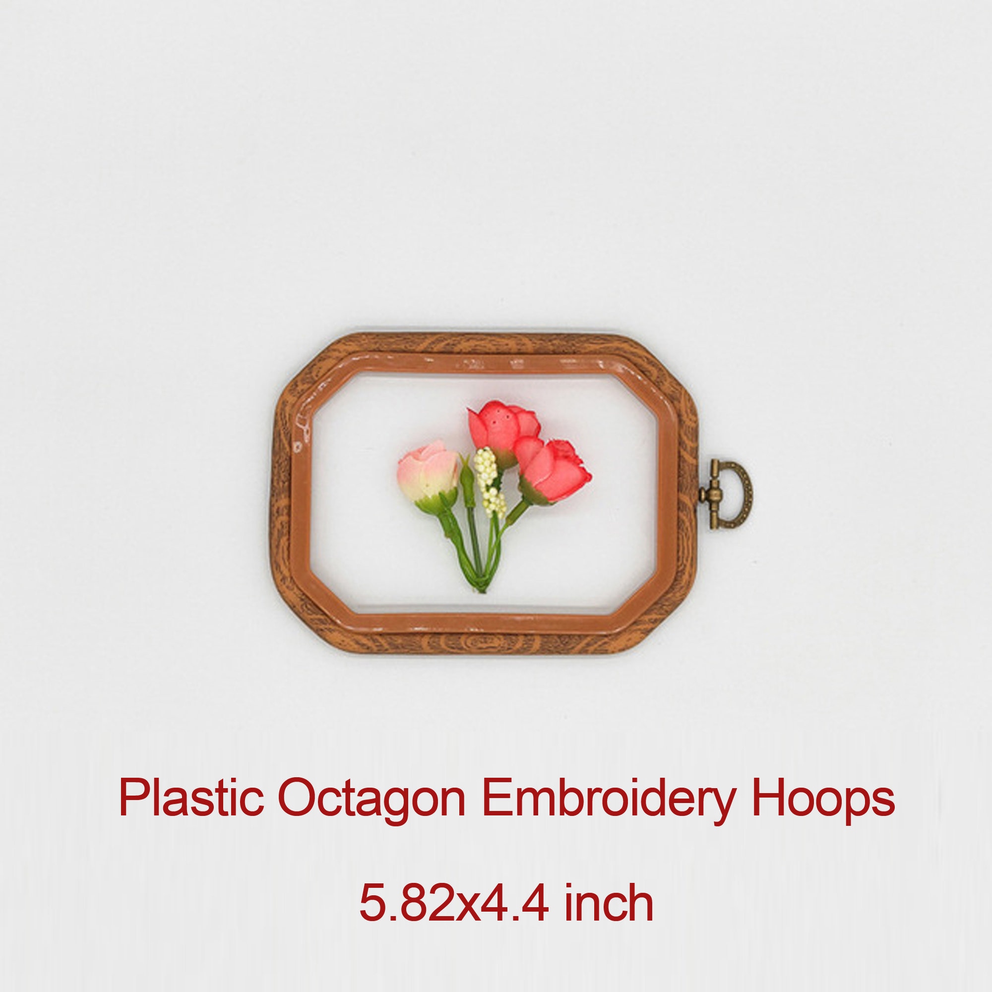 Embroidery Hoops Set Plastic cross Stitch Hoop Ring Imitated | Etsy