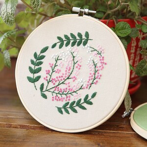 Embroidery Pattern Hand Embroidery Kit DIY Kit | Modern Floral ...