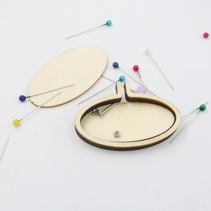 Mini Wooden Embroidery Hoops,mini Embroidery Frame,cute Stitching Hoop ...