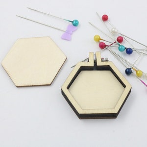 Mini Wooden Embroidery Hoops,mini Embroidery Frame,cute Stitching Hoop ...