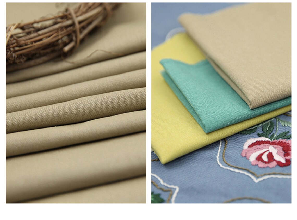 Cotton Linen Fabric Cloth DIY Cloth Art Manual Cloth Hand Embroidery ...