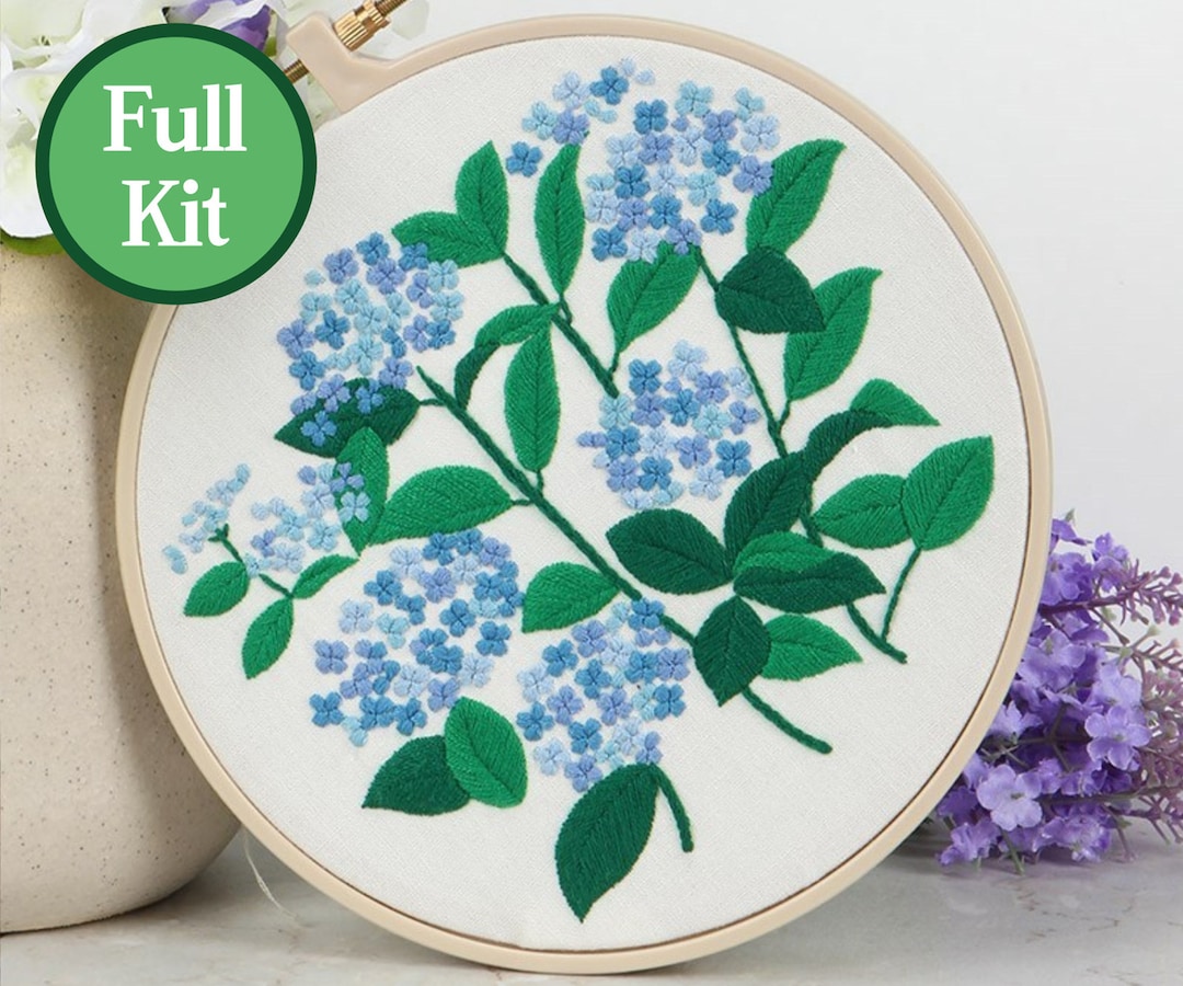 Beginner Embroidery Kit - Modern Embroidery Kit - Hand Embroidery Full ...