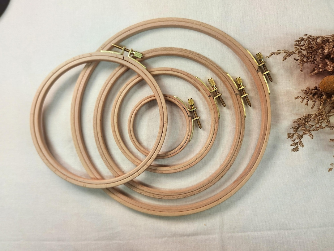 Beechwood Embroidery Hoop, Cross Stitch Hoop, Round Cross Stitch Hoop ...