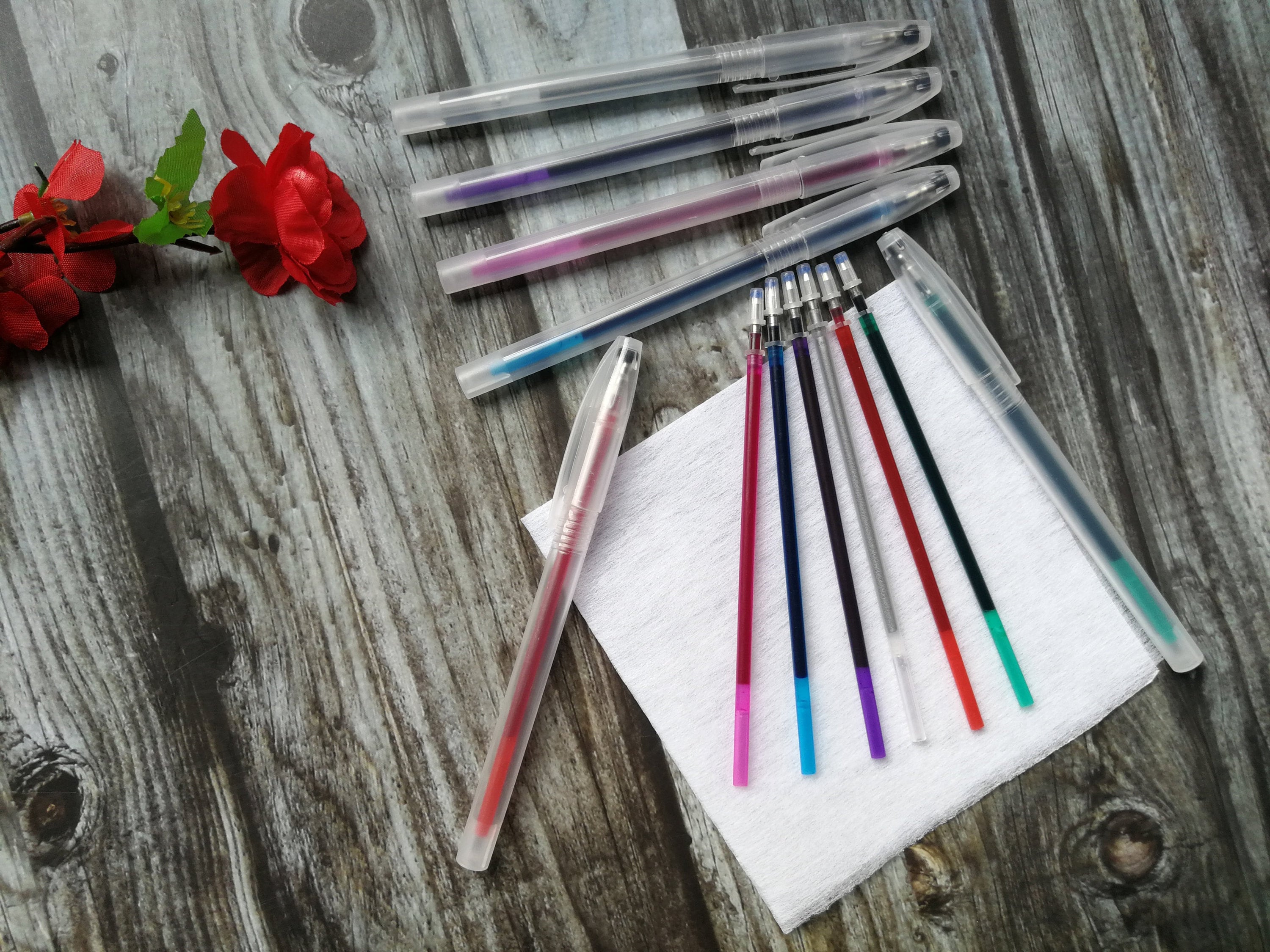 6 Pcs Embroidery Washable Fabric Pen,water Soluble Ink Marker ...