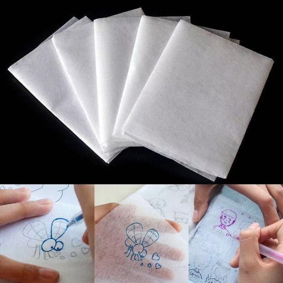 6 Pcs Embroidery Washable Fabric Pen,water Soluble Ink Marker ...