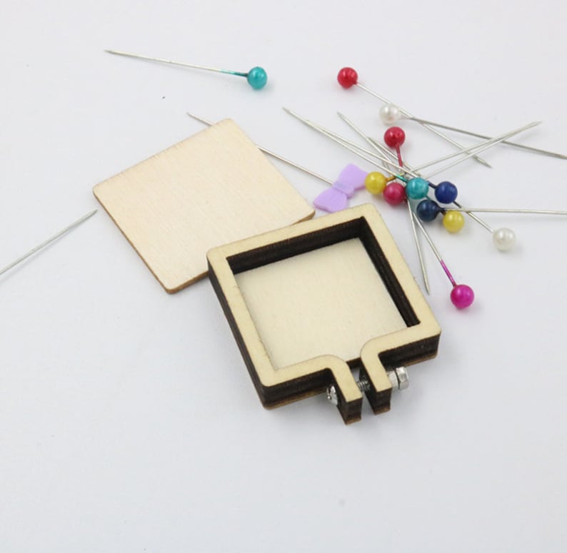Mini Wooden Embroidery Hoops,mini Embroidery Frame,cute Stitching Hoop ...