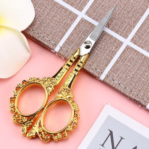 Floral Embroidery Scissors, Vintage Style Scissors, Vintage Antique ...