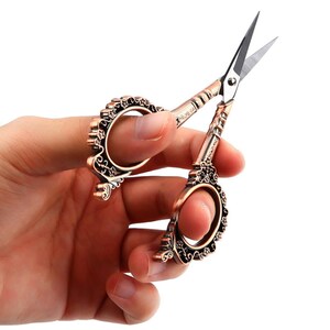 Floral Embroidery Scissors, Vintage Style Scissors, Vintage Antique ...