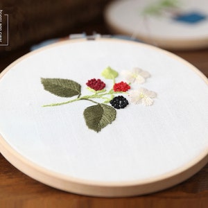Plants Embroidery Kit for Beginner, Modern Embroidery Kit, Hand ...