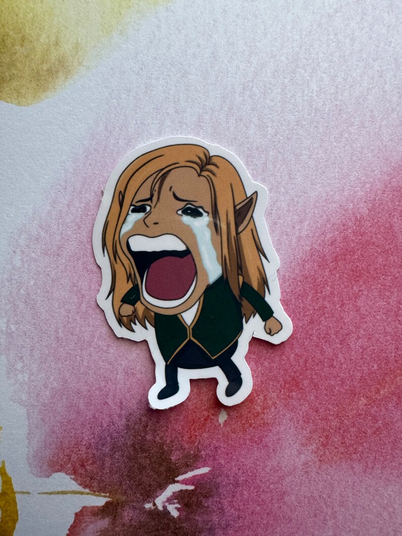 Tam Crying Meme Sticker - Etsy