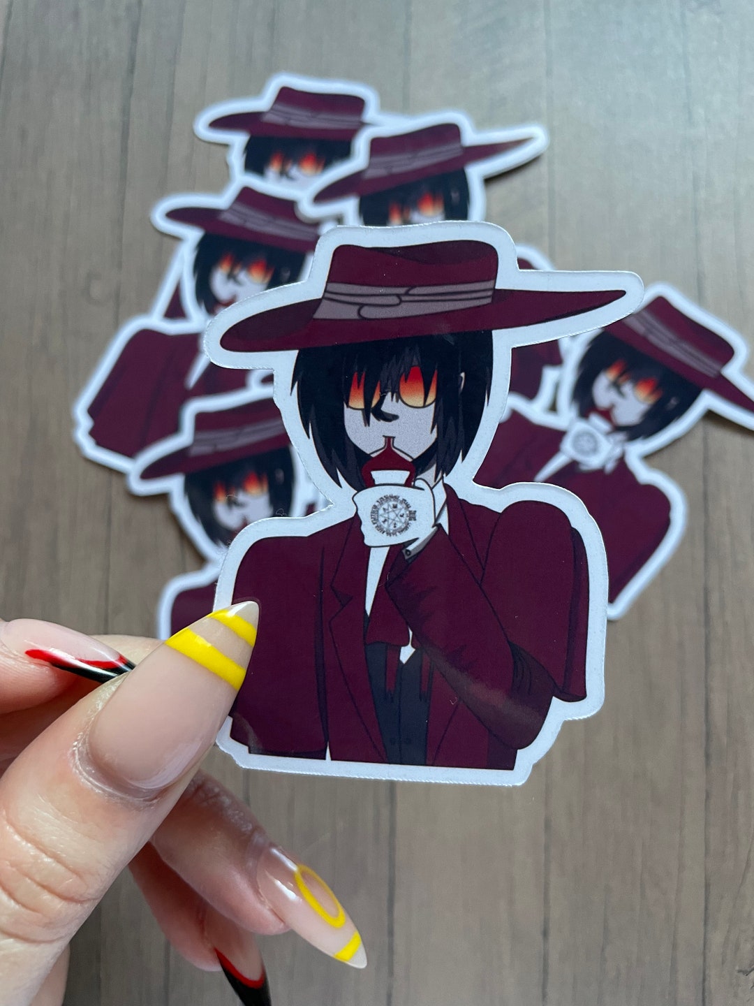 Not Amused Alucard Sticker - Etsy