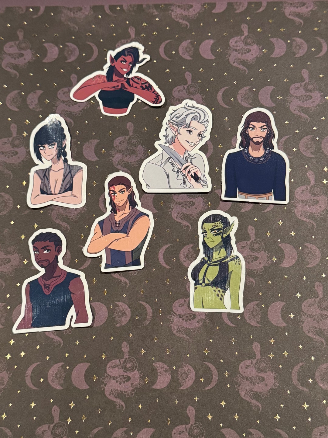 BG3 Stickers - Etsy