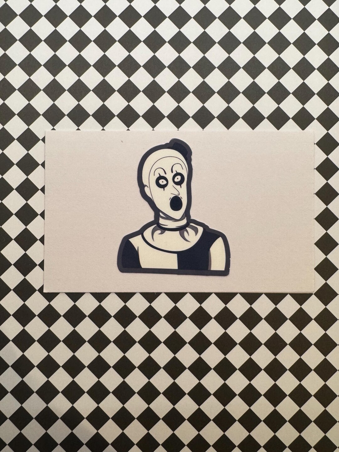 Shocked Clown Sticker - Etsy