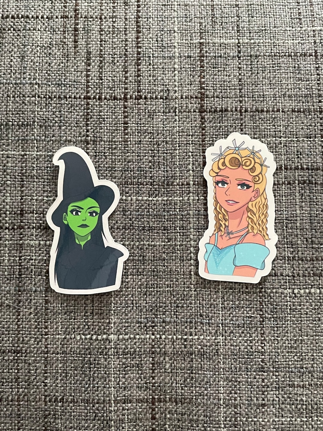 Wicked Elphaba and Glinda Stickers - Etsy