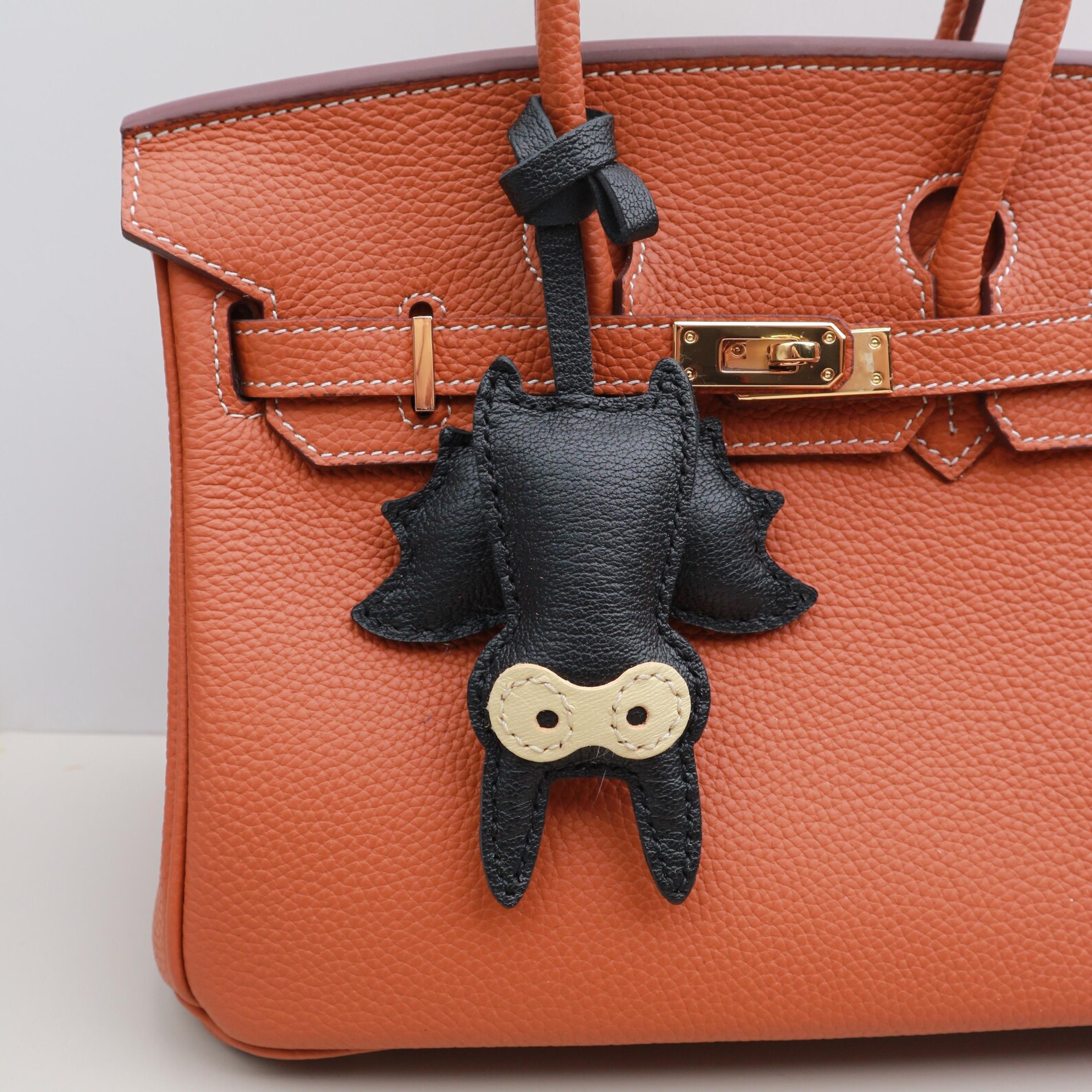 Leather Bat Charm DIY Keychain Kit: Handmade Bag Charm，cute Bat DIY ...