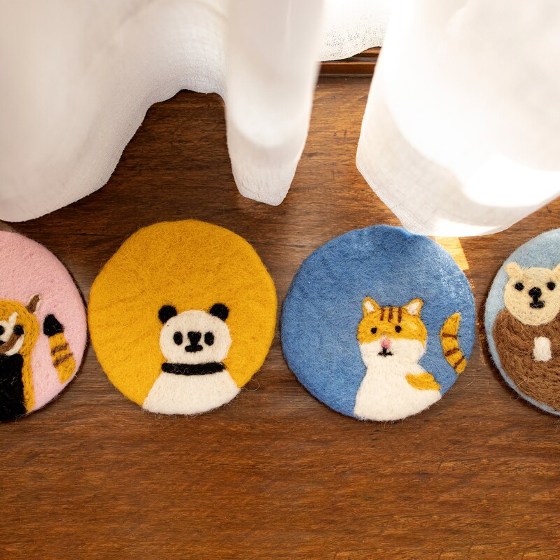 Felt Coasters - Etsy