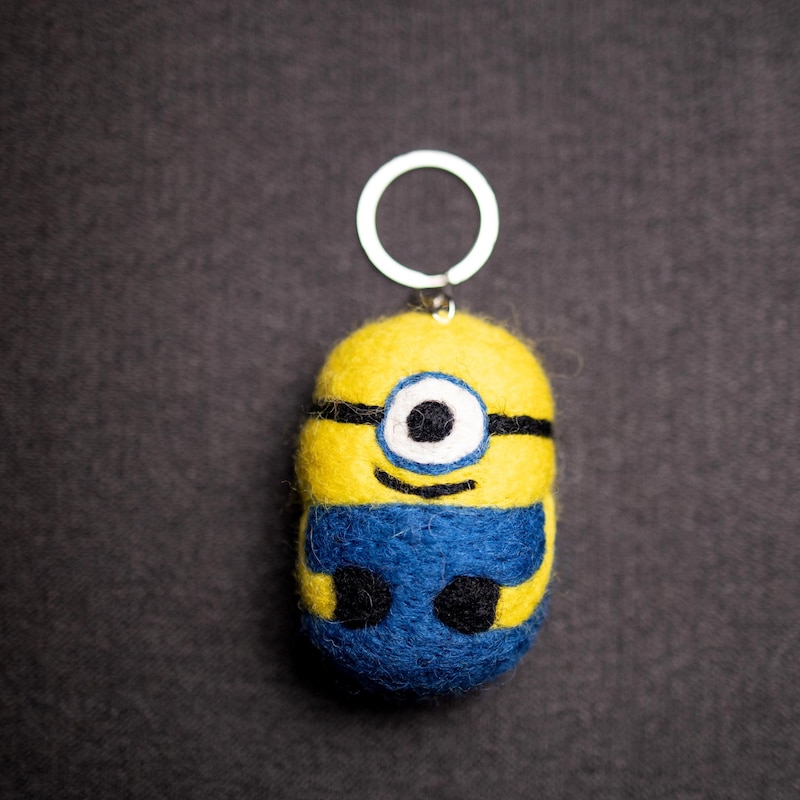 Needle Felted Keychain - Etsy Canada