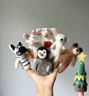 Forest Animals Finger Puppet Handmade Amigurumi Puppets - Etsy Canada