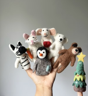 Forest Animals Finger Puppet Handmade Amigurumi Puppets - Etsy Canada
