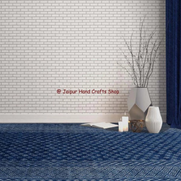 8x10 Navy Blue Rug - Etsy