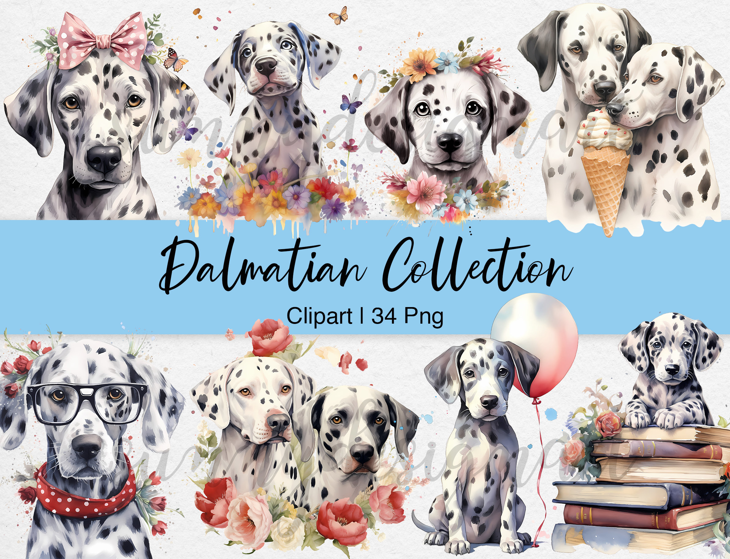 Dalmatian Dog Clip Art
