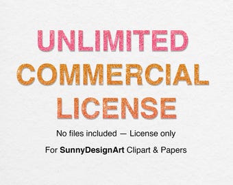 Commercial License: Unlimited Clipart Use - Designs for Jas - Etsy