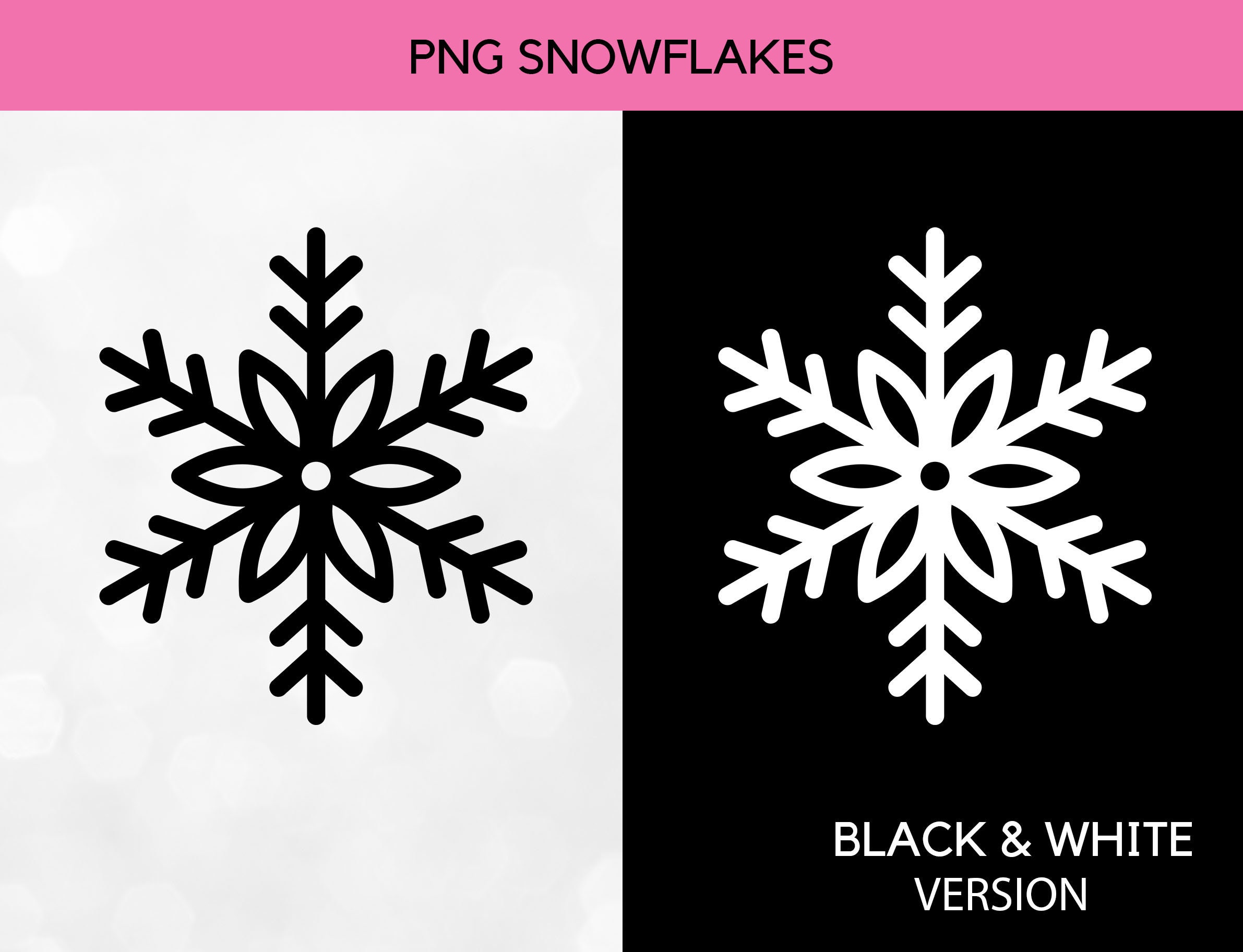 Snowflake SVG Bundle Winter Flake Svg Christmas Svg - Etsy