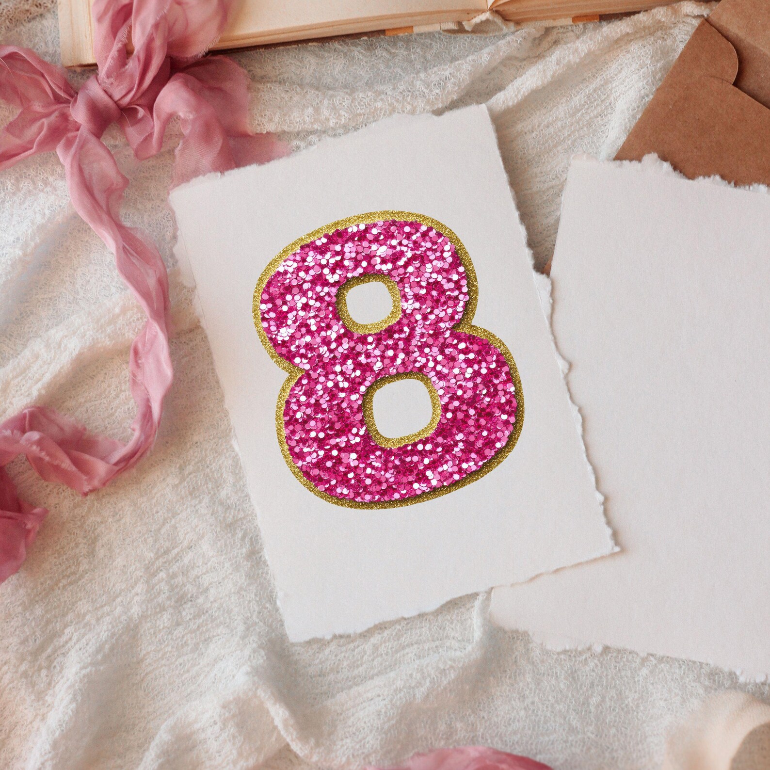 Pink Glitter Alphabet Clipart: Gold Monogram Letters and Numbers PNG - Etsy