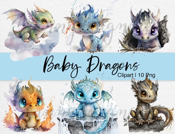 Cute Chibi Baby Dragon