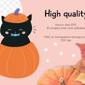 Happy Halloween Png Clipart Set, Halloween Digital Papers, Halloween ...