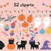 Happy Halloween Png Clipart Set Halloween Digital Papers - Etsy