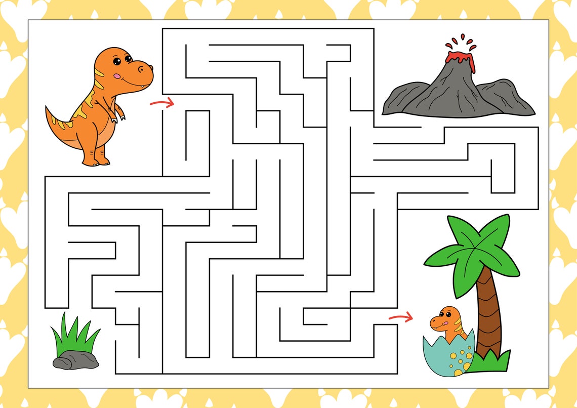 Dinosaur Preschool Activities Dinosaur Learning Pack | Etsy