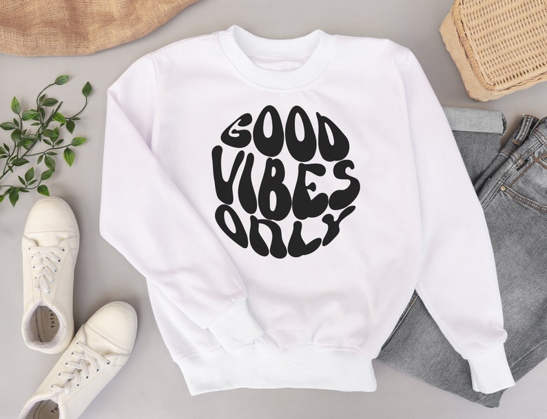Good Vibes Only SVG PNG Hippie SVG Retro Svg Trendy Shirt - Etsy