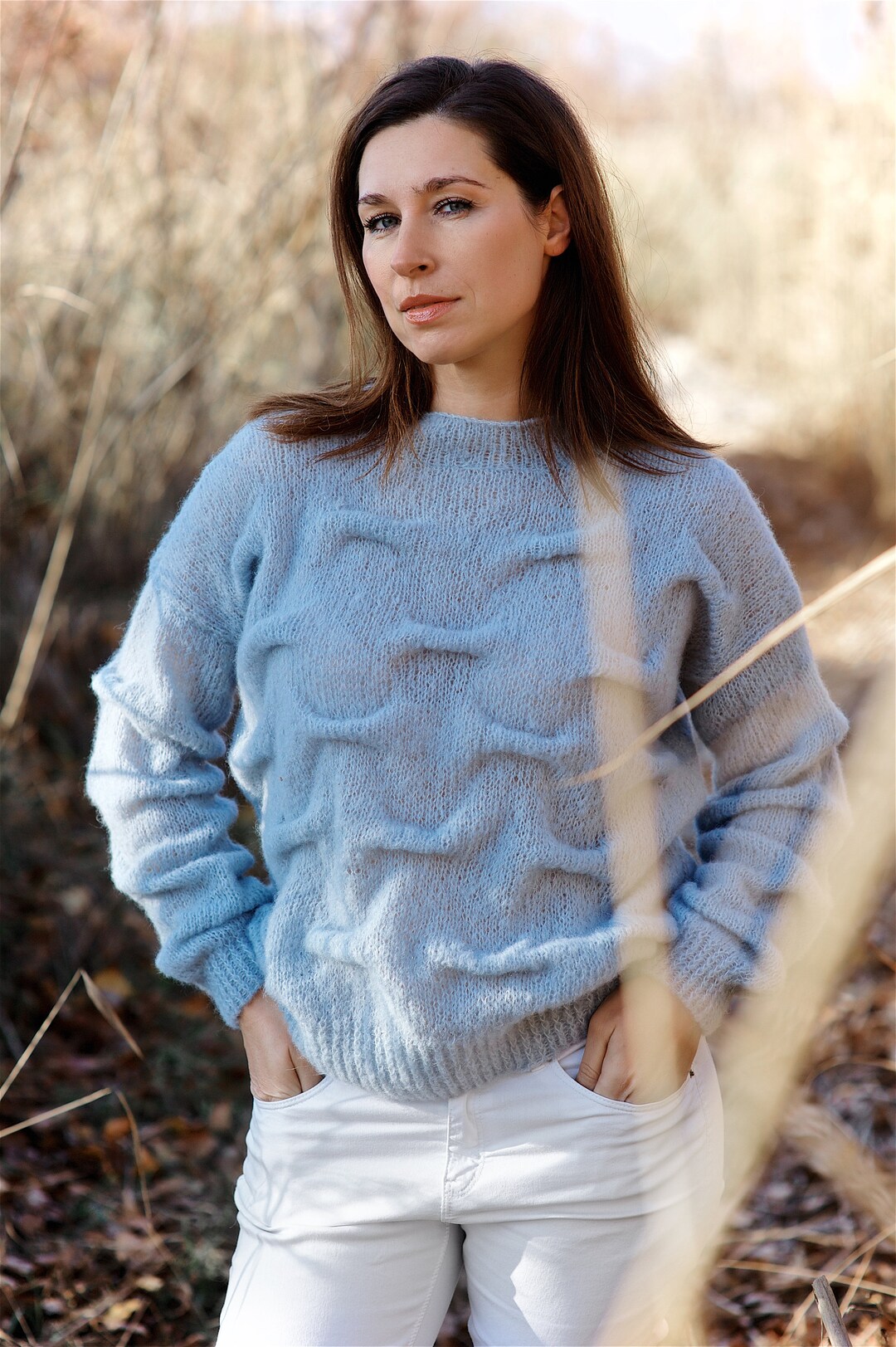 Wasabi Pullover Damen Alpaka