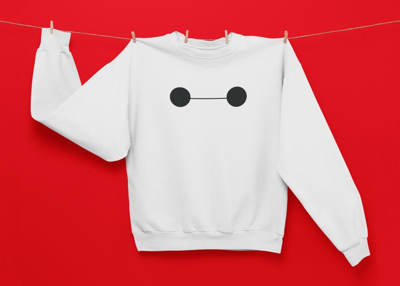 Baymax Big Hero 6 Six Long Sleeve Sweatshirt Disney Shirt - Etsy