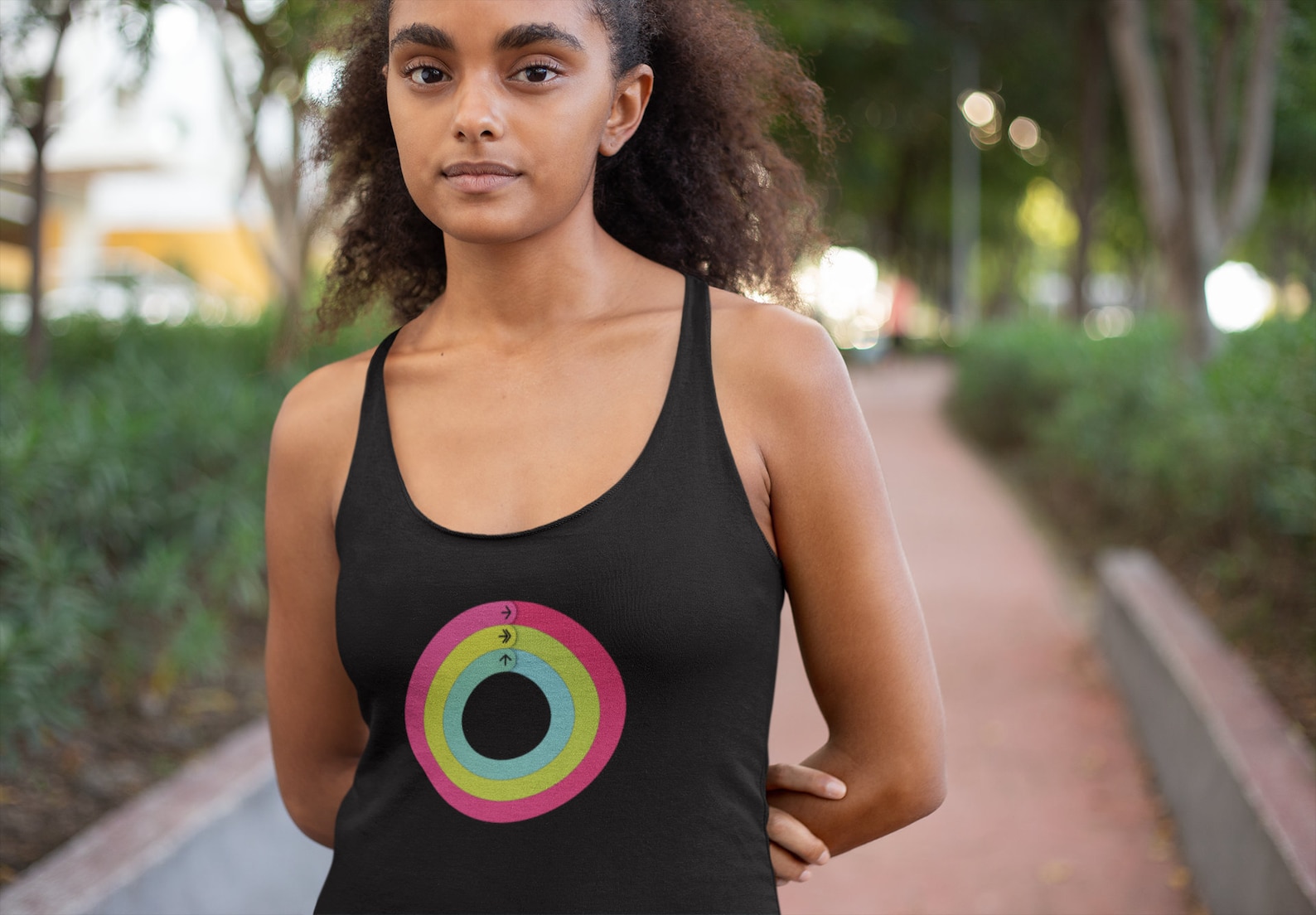 Close Your Rings Racerback Tank Top | Apple Watch Fitness Gift - Etsy