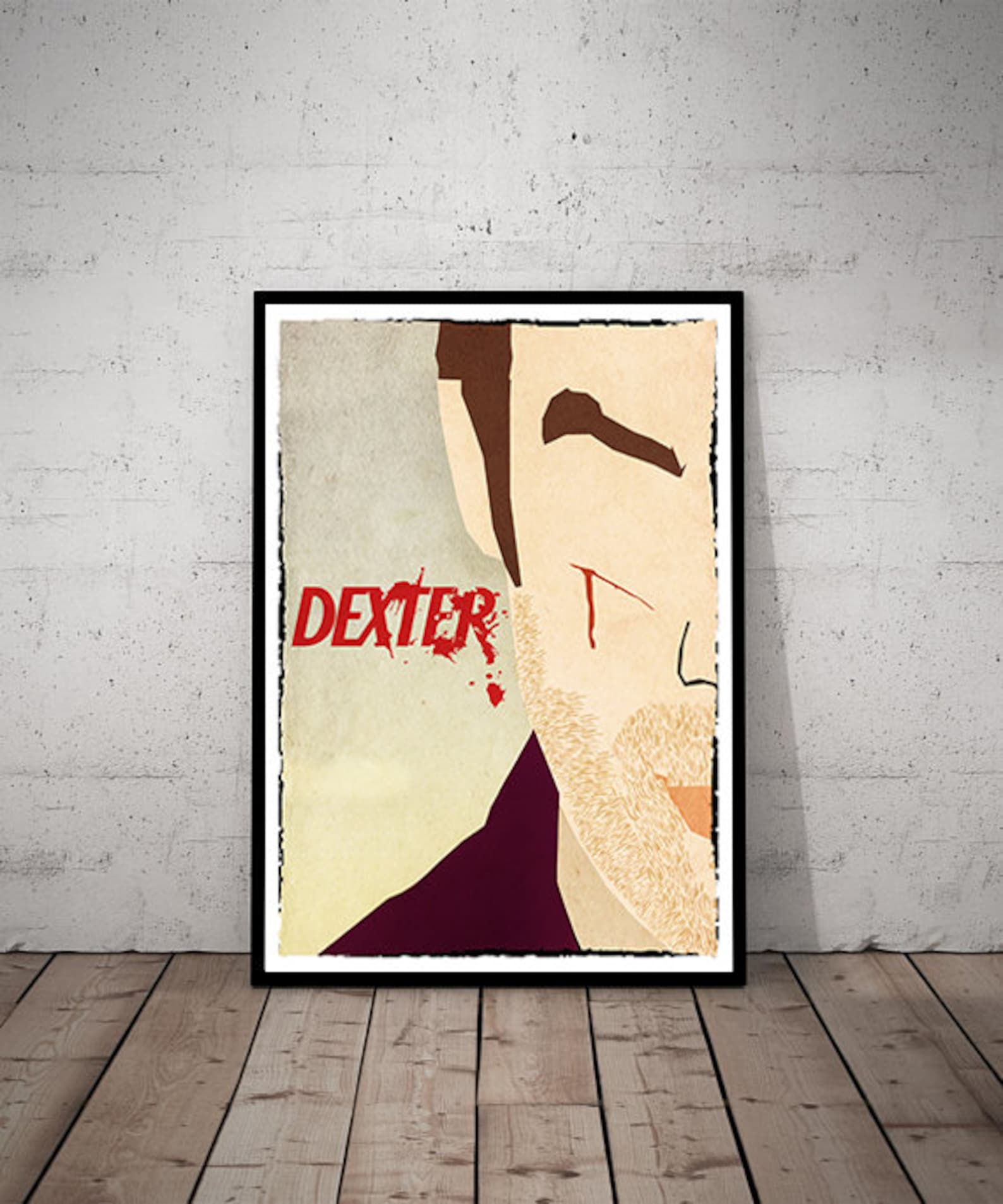 Dexter Poster Print, Fan Art, Digital Illustration, Tv Series, Michael ...