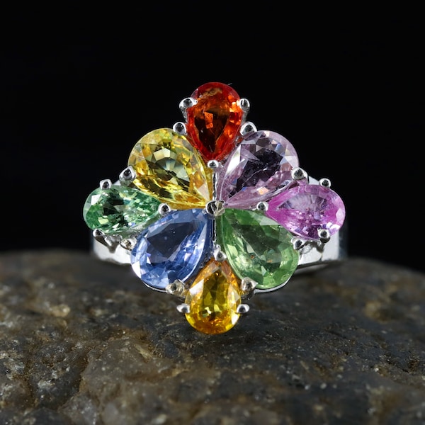 Multi Colored Rings - Etsy