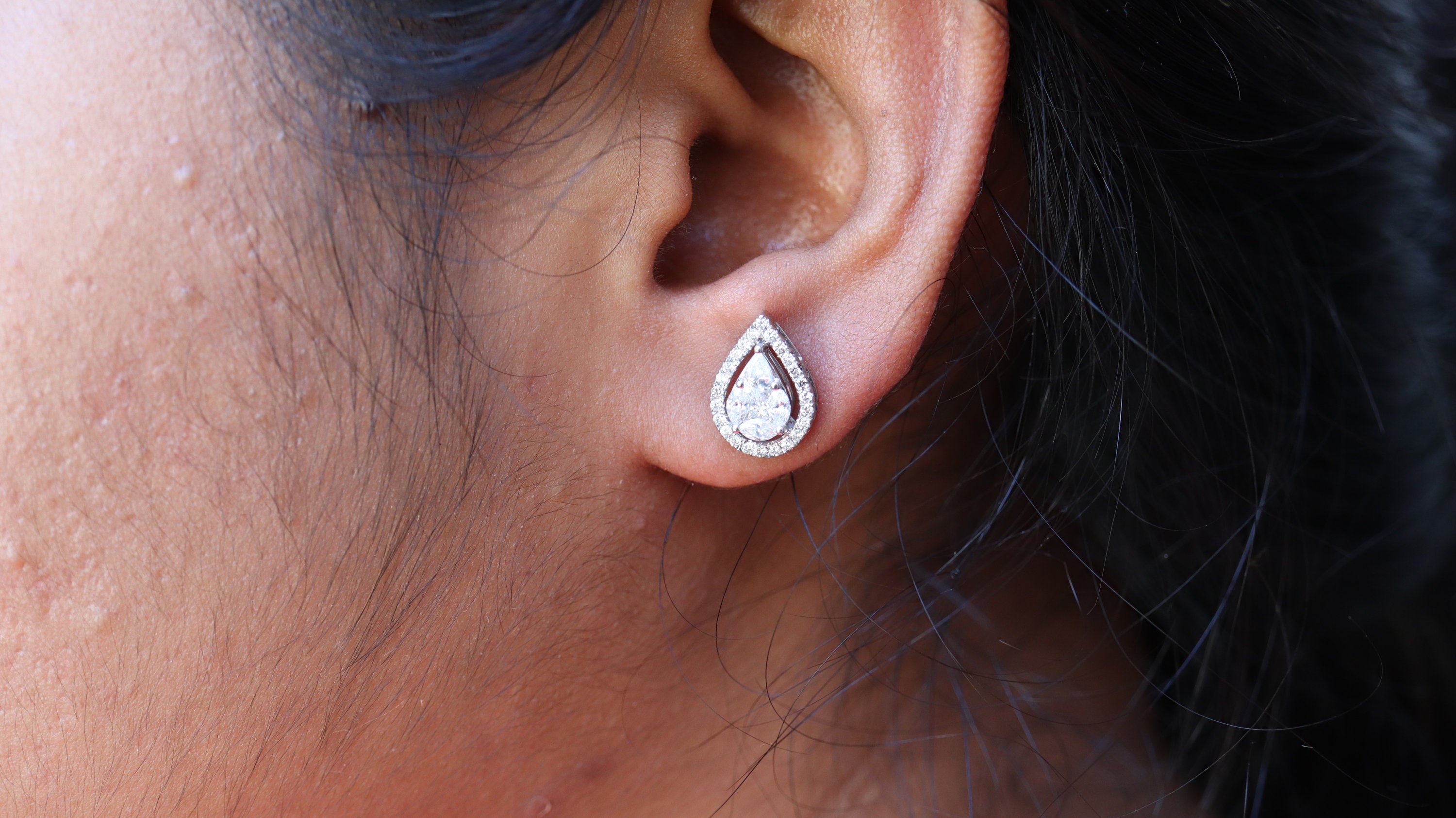 1.04 Carat Marquise Pear & Princess Cut Diamond Illusion - Etsy