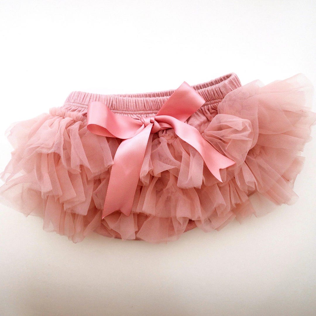 Pink Mauve Tutu Bloomer Front and Back Ruffled Bloomer - Etsy