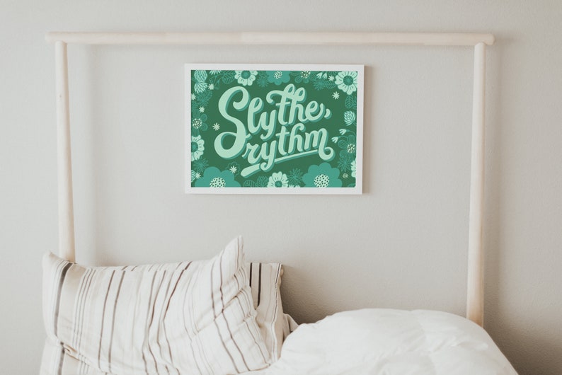 Slythe-rythm Poster or Card | Printable Digital File | House Pride Home ...