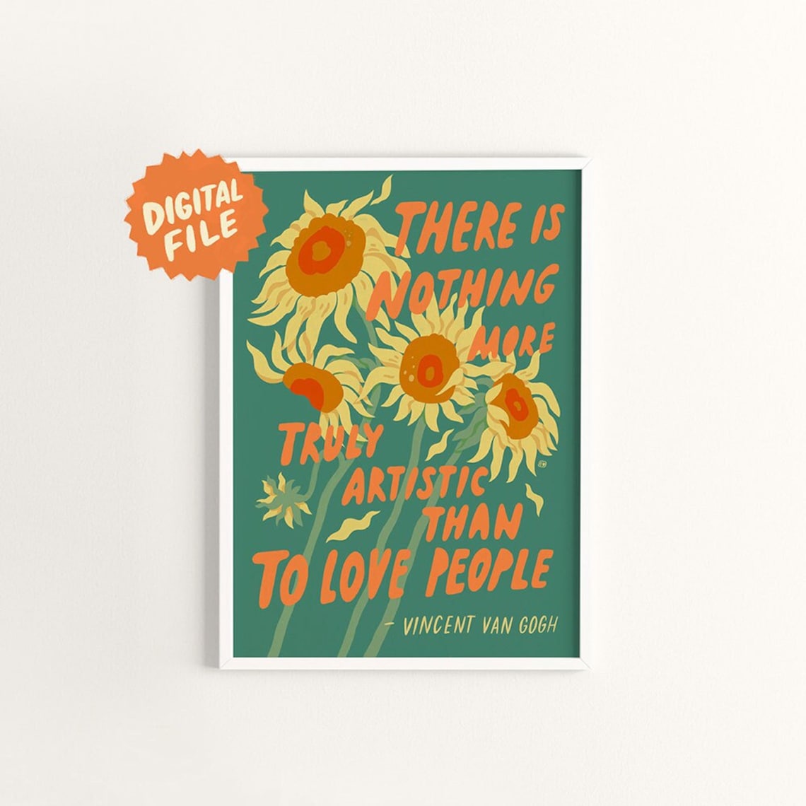To Love People Poster or Card Printable Digital File A2 - Etsy