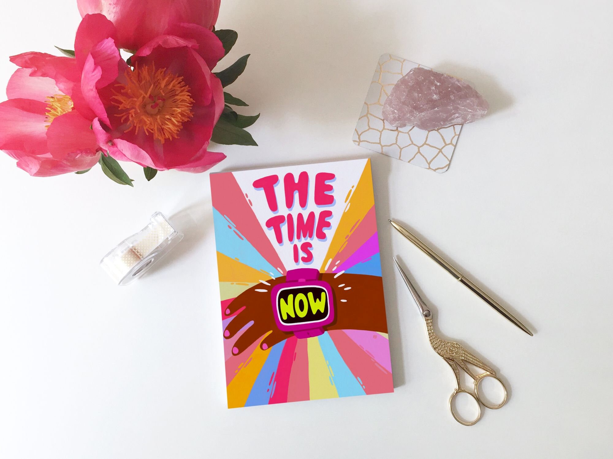 The Time is Now Poster or Card | Printable Digital File | A2 Print ...